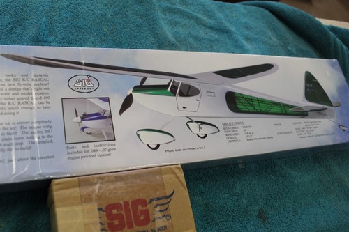 Sig, R/C Rascal and Power Pack Kit, 49" Balsa Plane Kit | eBay