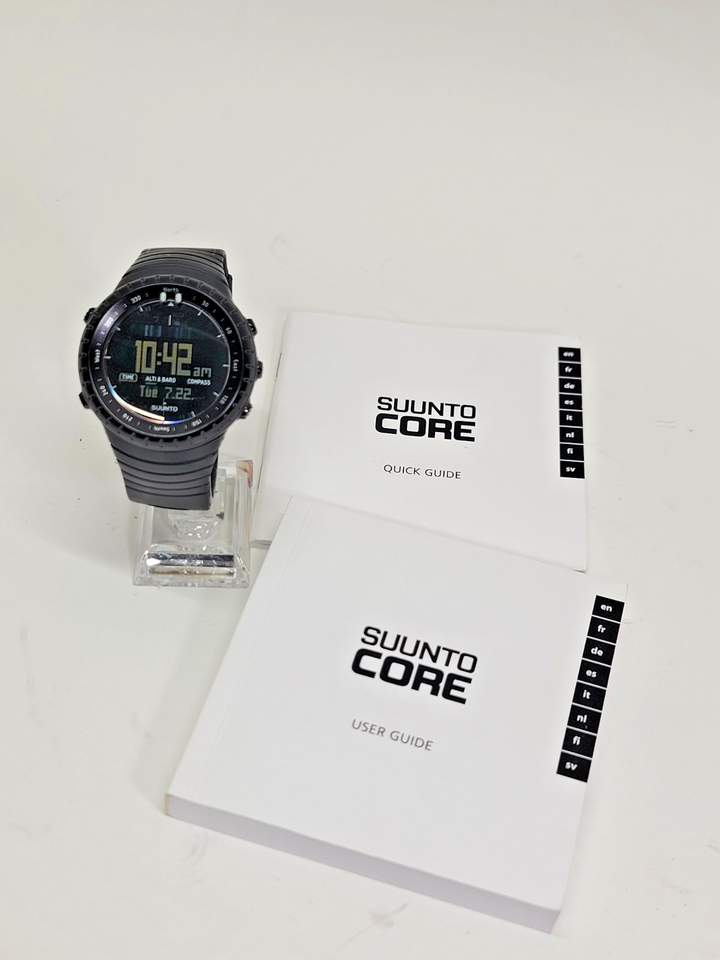 Suunto Core Men’s Digital Black Watch Compass/Barometer/Altimeter ...