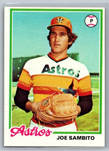 1978 Topps Joe Sambito Houston Astros #498 EX-MINT Vintage | eBay
