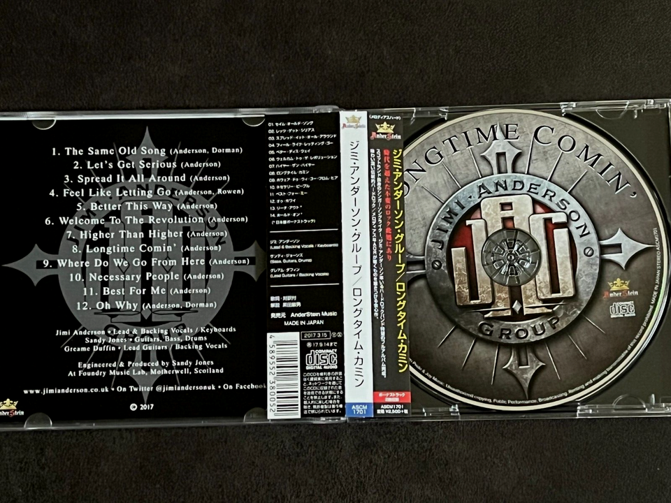 JIMI ANDERSON GROUP-Longtime Comin'-2017 CD Japan | eBay