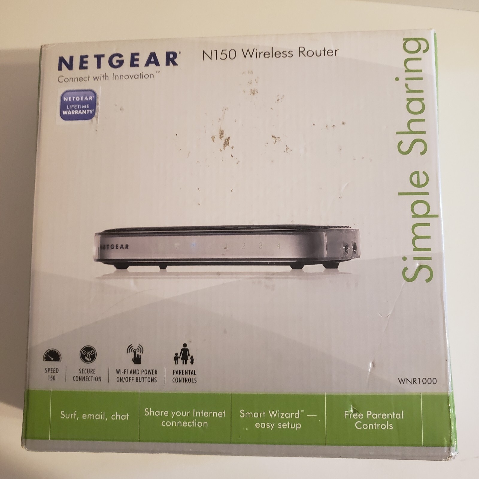 Netgear N150 Wireless Router WNR1000 (5 Fast Ethernet Ports) | eBay