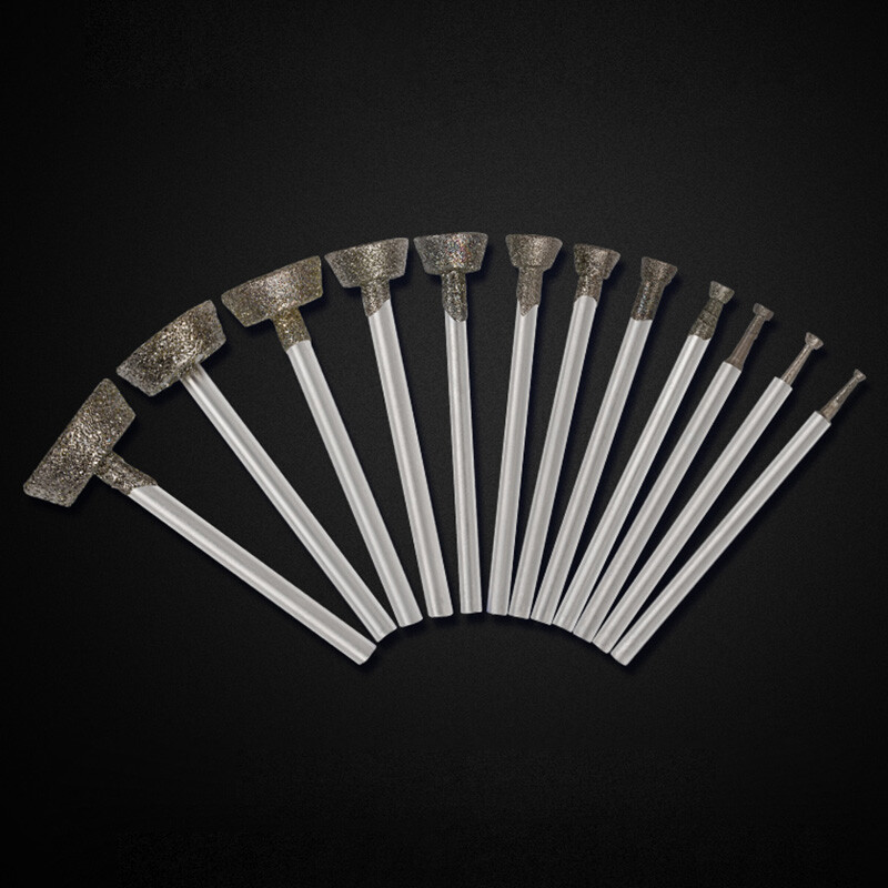 Diamond Burr Grinding Drill Bits Stone Carving Many Type for Dremel ...