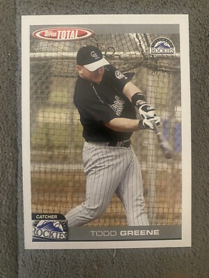Todd Greene 2004 Topps Total #725 | eBay