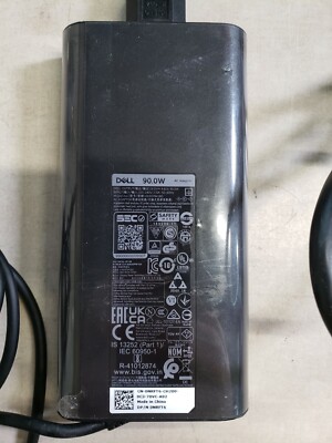 DELL 90W LAPTOP ADAPTER 90YP3 L-TIP HA90PM180 #W643 | eBay