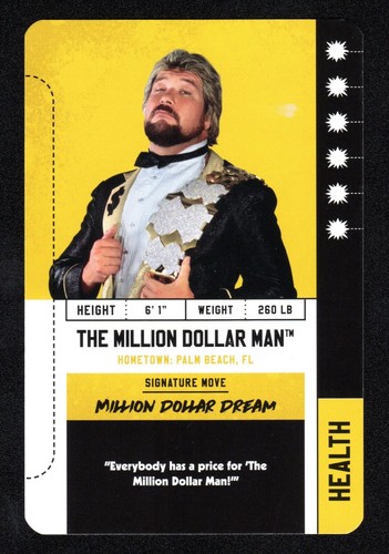 Ted DiBiase The Million Dollar Man 2020 WWE Wrestling Jumbo Legend Card ...