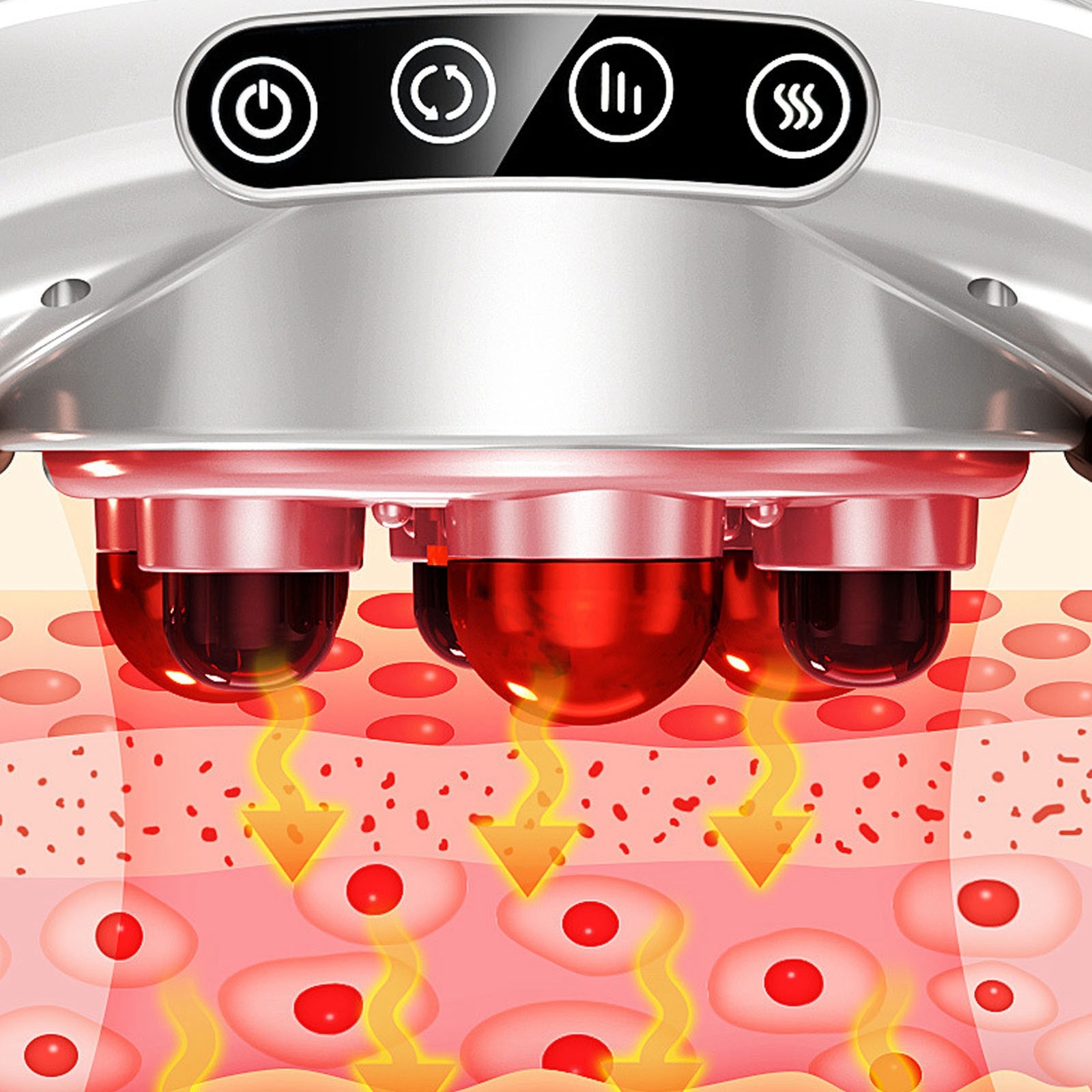 Stone Needle Belly Massager Portable Automatic Adjustable Belly Waist ...