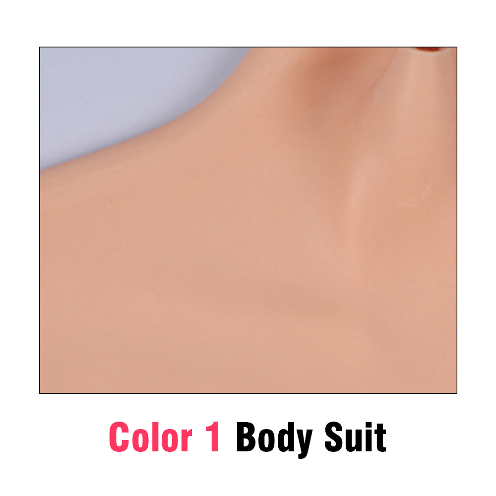 Silicone Full Bodysuit Suit Breast Forms Breastplate For Crossdresser E