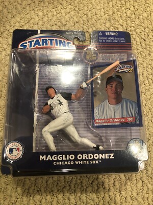 2001 Hasbro Starting Lineup 2 SLU Magglio Ordonez White Sox Action ...