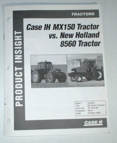 Case IH MX150 vs New Holland 8560 Tractor Product Insight Sales ...