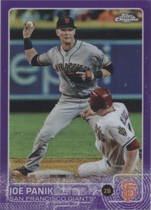 2015 Topps Chrome - Joe Panik #27 Purple Refractor /250 for sale online ...