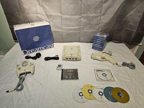 Sega Dreamcast Console Bundle with 10 Games, Controller + Extras | eBay UK