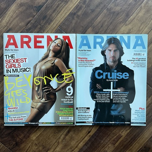 2 x Arena Magazines - Tom Cruise 2004 & Beyoncé 2006 - Arena Magazine ...