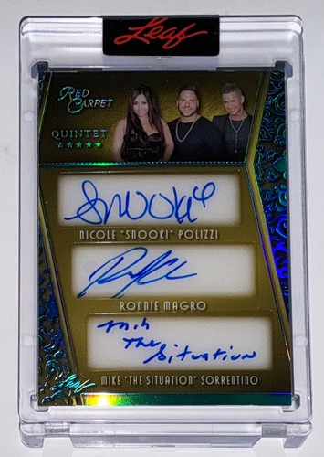 2025 Leaf Red Carpet Snooki Situation Magro Jwoww Sammi Auto Autograph ...