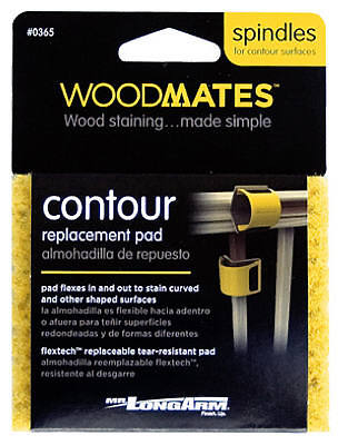 Mr. Longarm 0365 Woodmates Contour Stain Applicator Replacement Pad ...