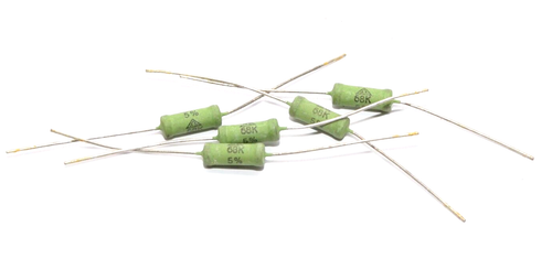 5x Vintage MOX-Widerstand, 68 kOhm / 0.5 W / 5%, Metal Oxid Resistor ...