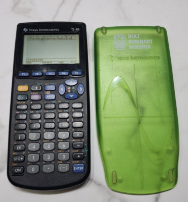 Texas Instruments TI-89 Scientific Graphing Calculator With Green Cover ...