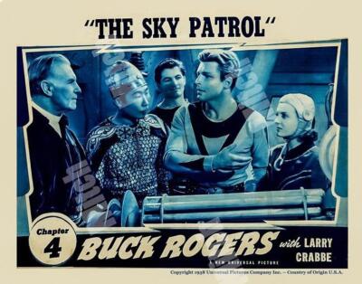BUCK ROGERS 1939 CHAPTER 4 THE SKY PATROL HERE SHE IS 11 X 14 LOBBY ...