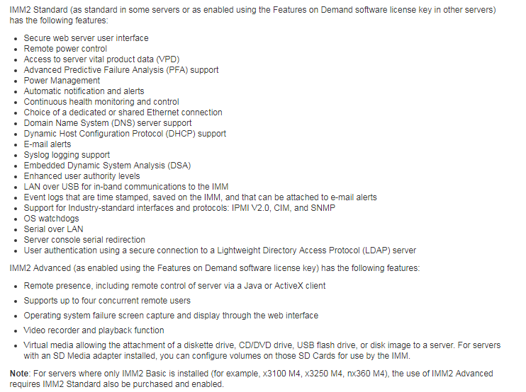 90Y3901 - IBM Lenovo IMM2 Advanced Upgrade - FOD - electronic delivery ...