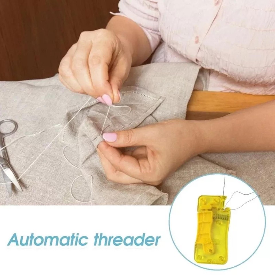 Automatic Needle Threader Sewing Needle Device Hand Machine DIY Sewing ...