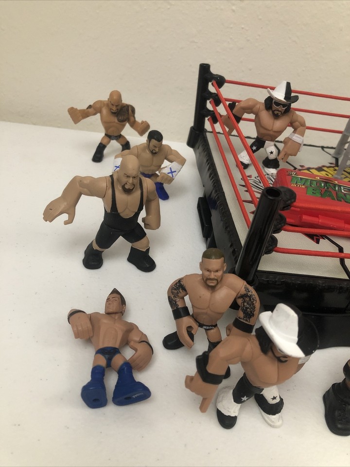 WWE WWF Mattel Rumblers Action Figures Lot Ring &20 wrestlers Cena ...