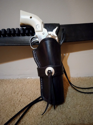 CUSTOM WESTERN HOLSTER / BELT COWBOY FAST DRAW SINGLE ACTION BIG IRON ...
