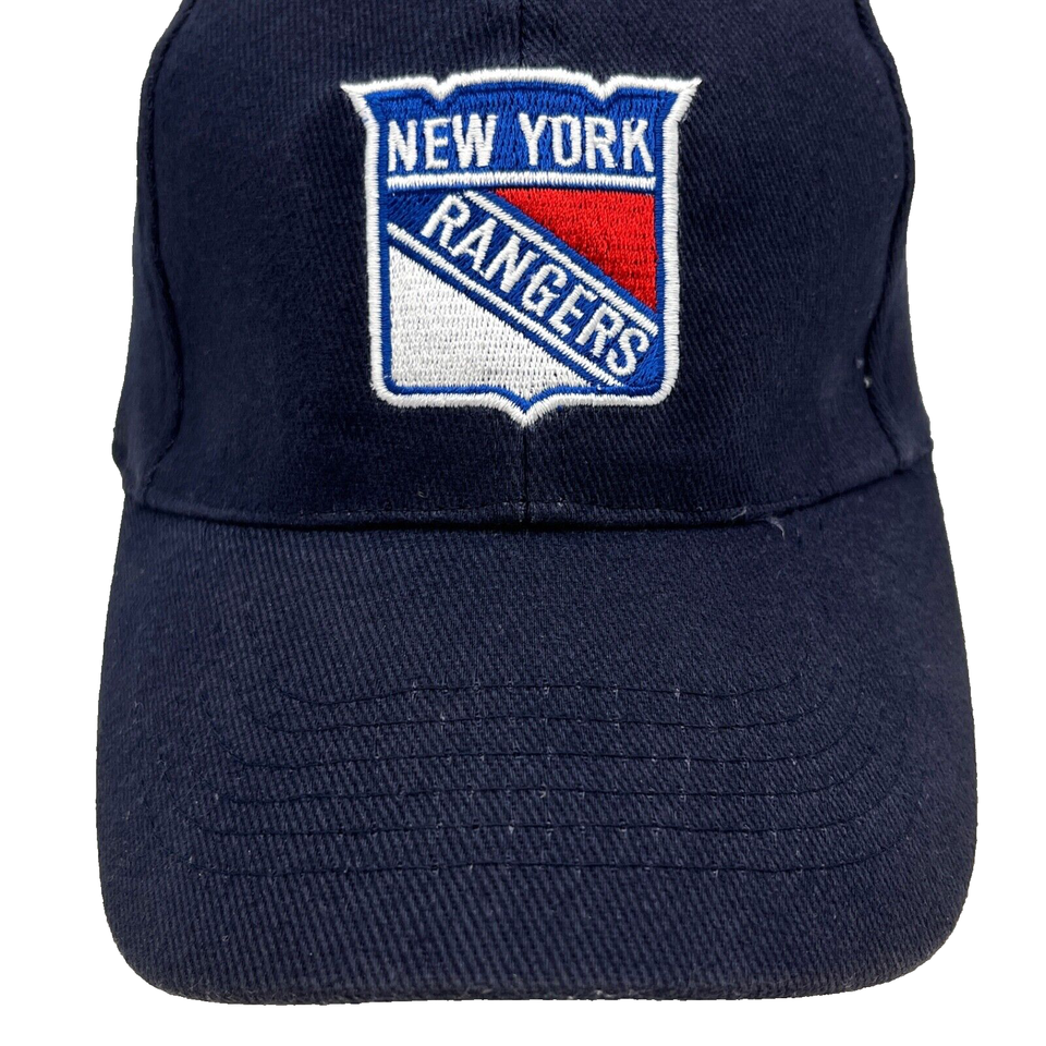 New York Rangers Hat Cap Fitted One Size Blue Logo NHL Bud Light Beer ...