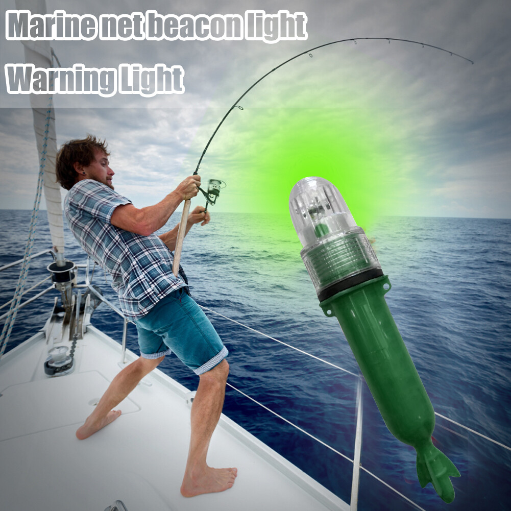 Ocean Fishing LED Light Float Waterproof Night Lamp (Green Double ...