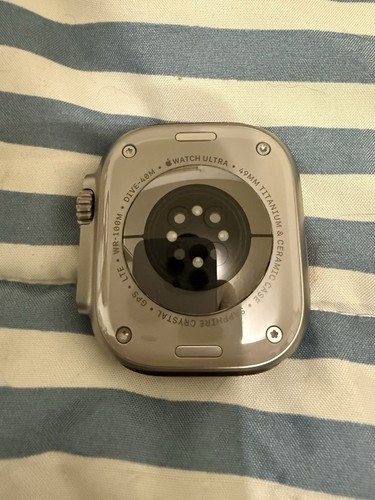 Apple Watch Ultra 2 49mm Titanium White Ocean Band Unlocked A2986 | eBay