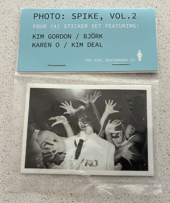 GIRL SKATEBOARDS x SPIKE JONZE STICKER PACK - KIM GORDON BJORK KAREN O ...