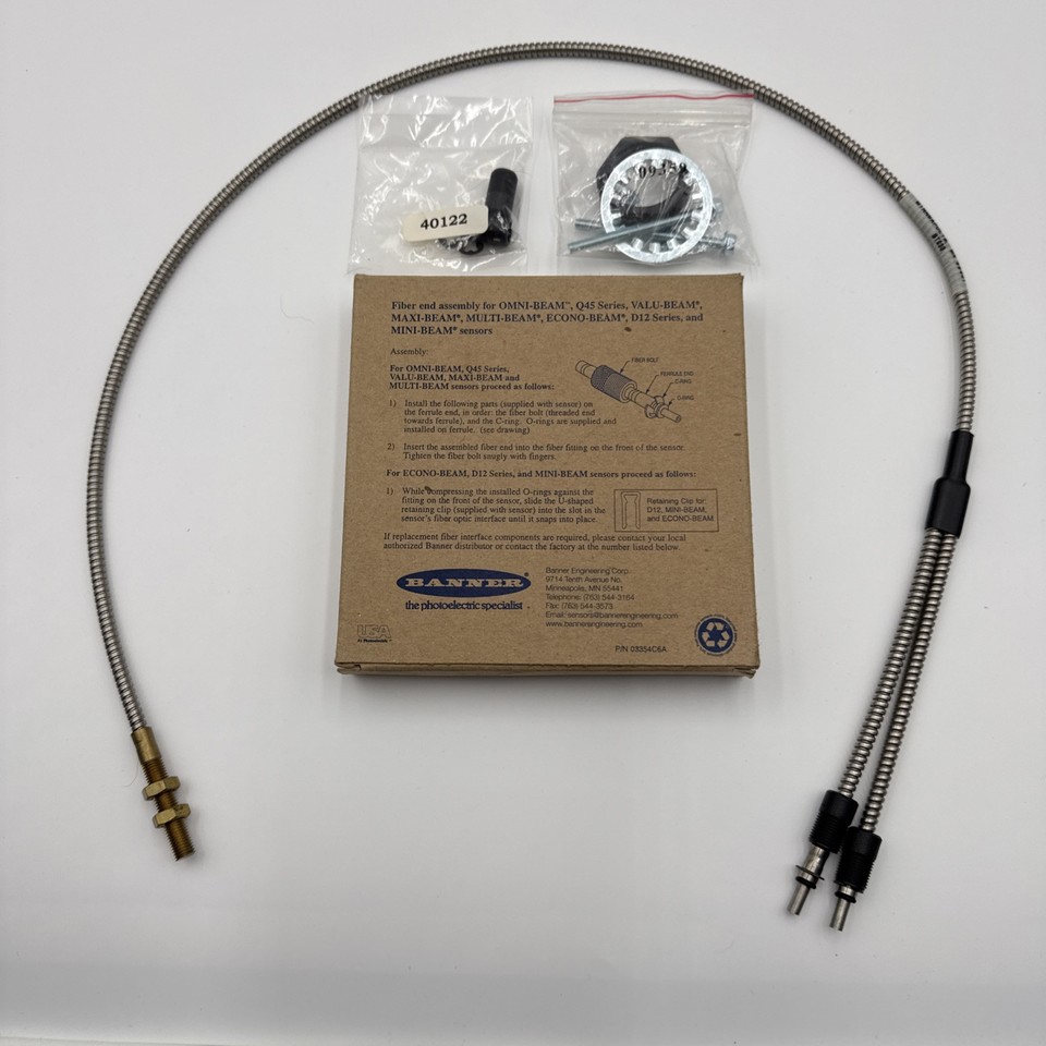 Used - Banner Fiber Optic Cable Assembly BT23S - P01-000065 | eBay