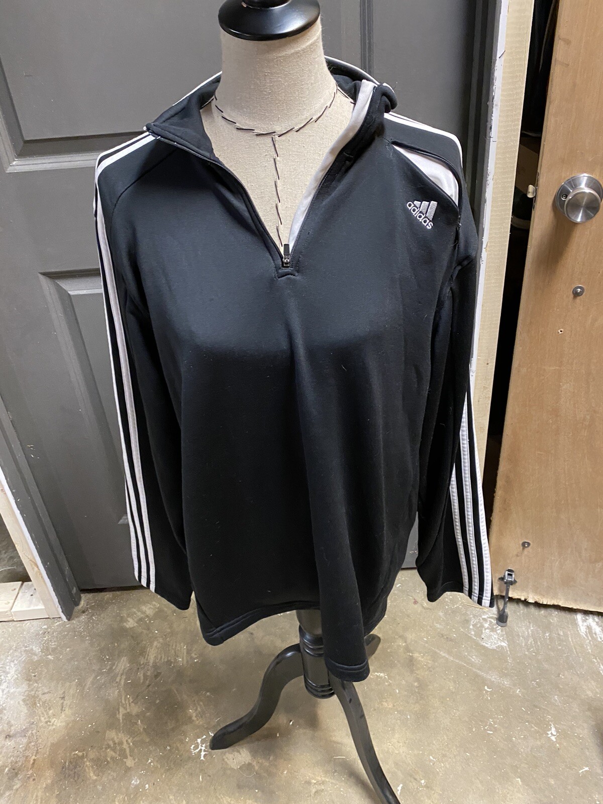 adidas+Track+Striped+Jacket+RN+88387+Ca+40312+Size+L for sale online | eBay