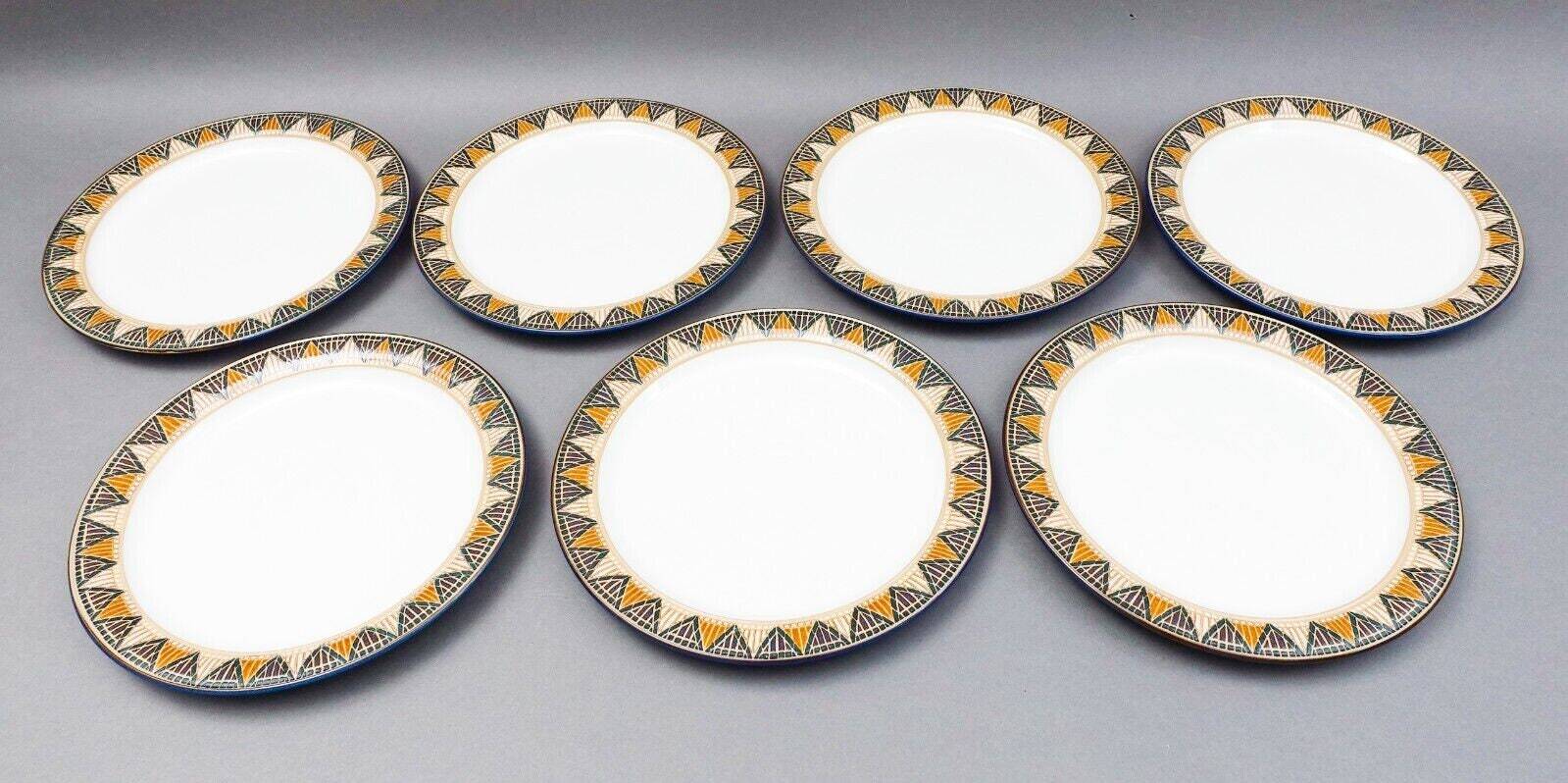 Denby England Boston Spa 10 3/4" Dinner Plates Set Of 7 | eBay