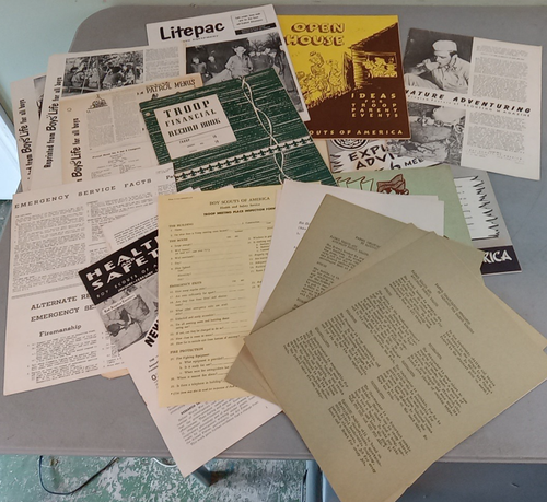 1940's 1950's Boys Scouts of America BSA Troop Patrol Leaders Folder ...