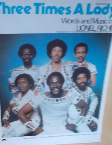 Three Times a Lady Lionel Richie Voice Piano Guitar Unmarked | eBay