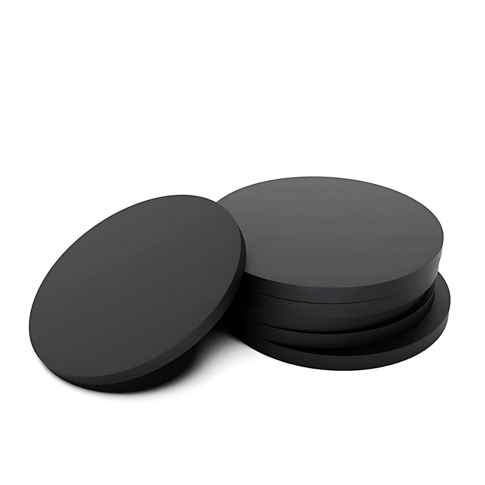 NBR Rubber Solid Discs Flat Round Pad Sealing Non-Slip Cushioning 1mm ...