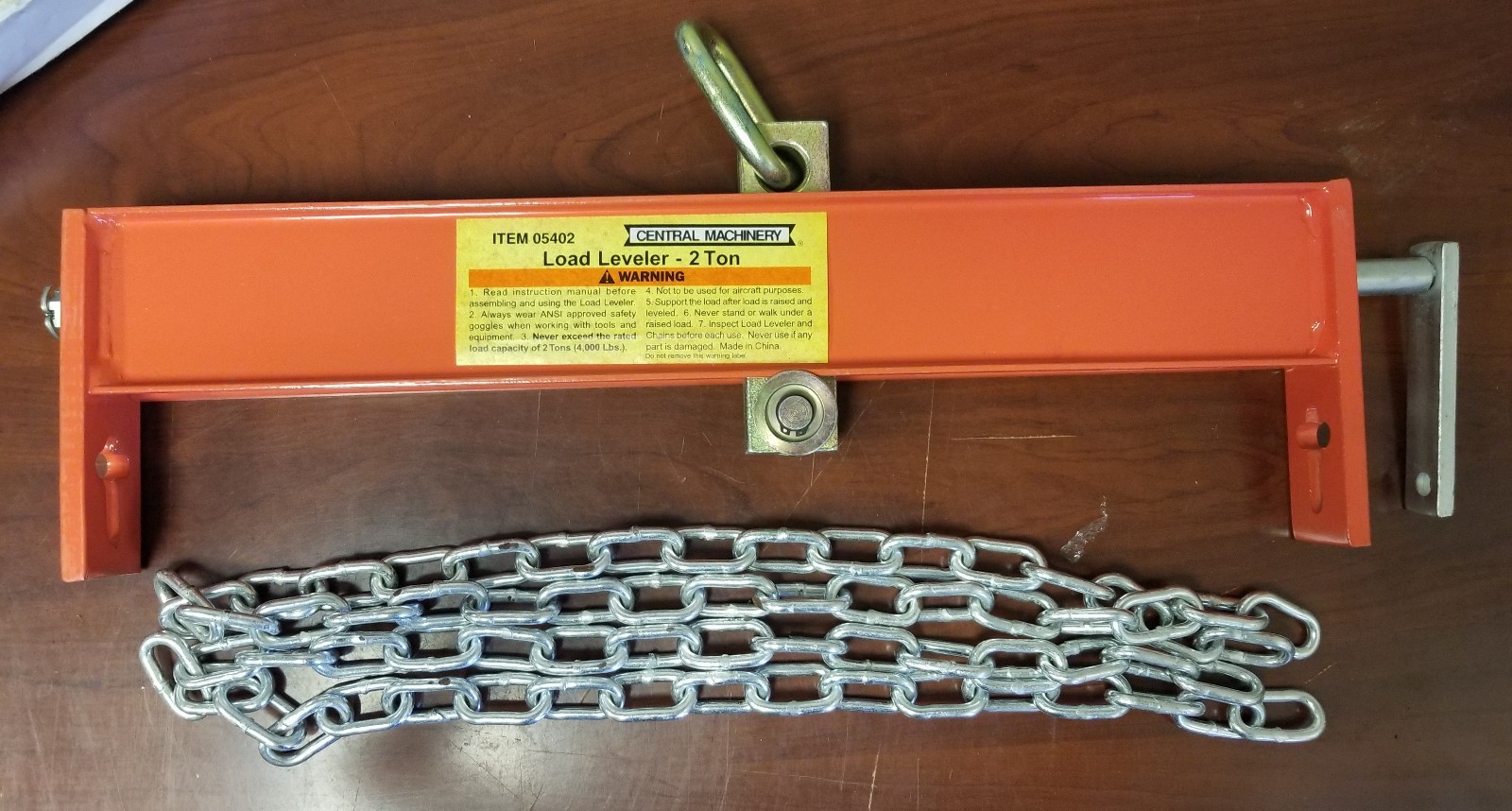 Central Machinery 2 Ton Load Leveler c-x