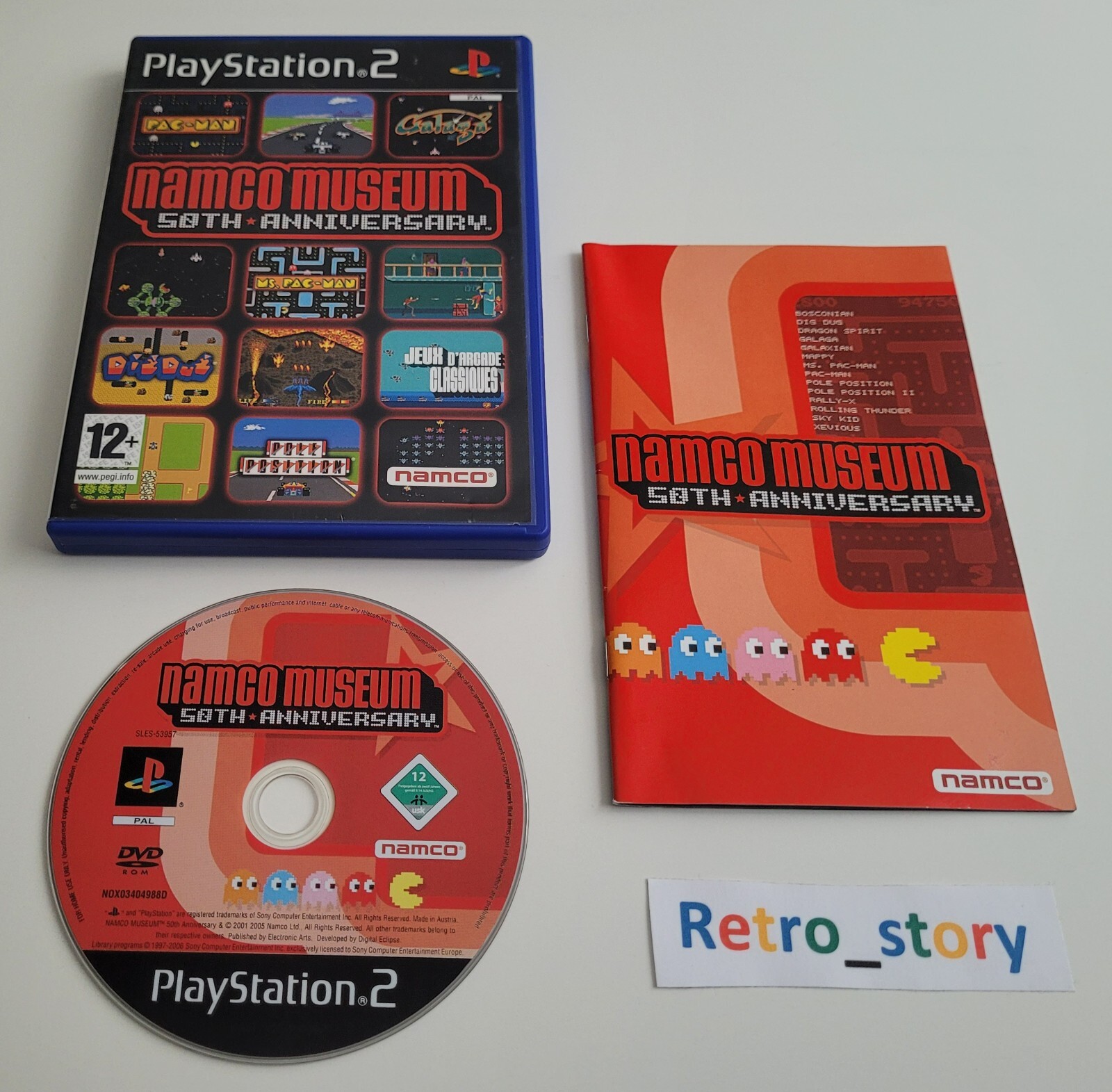 Namco Museum 50th Anniversary PlayStation 2 PAL - Prix - Photo ...