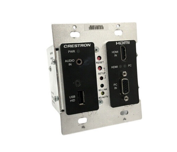 Crestron DM-TX-200-C-2G-B-T Wall Plate DigitalMedia 8G+ Transmitter ...