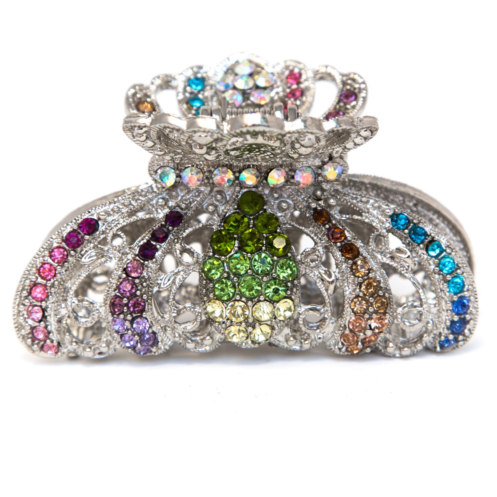 New Fancy Rhinestone Imperial crown design high quality metal Hair ...