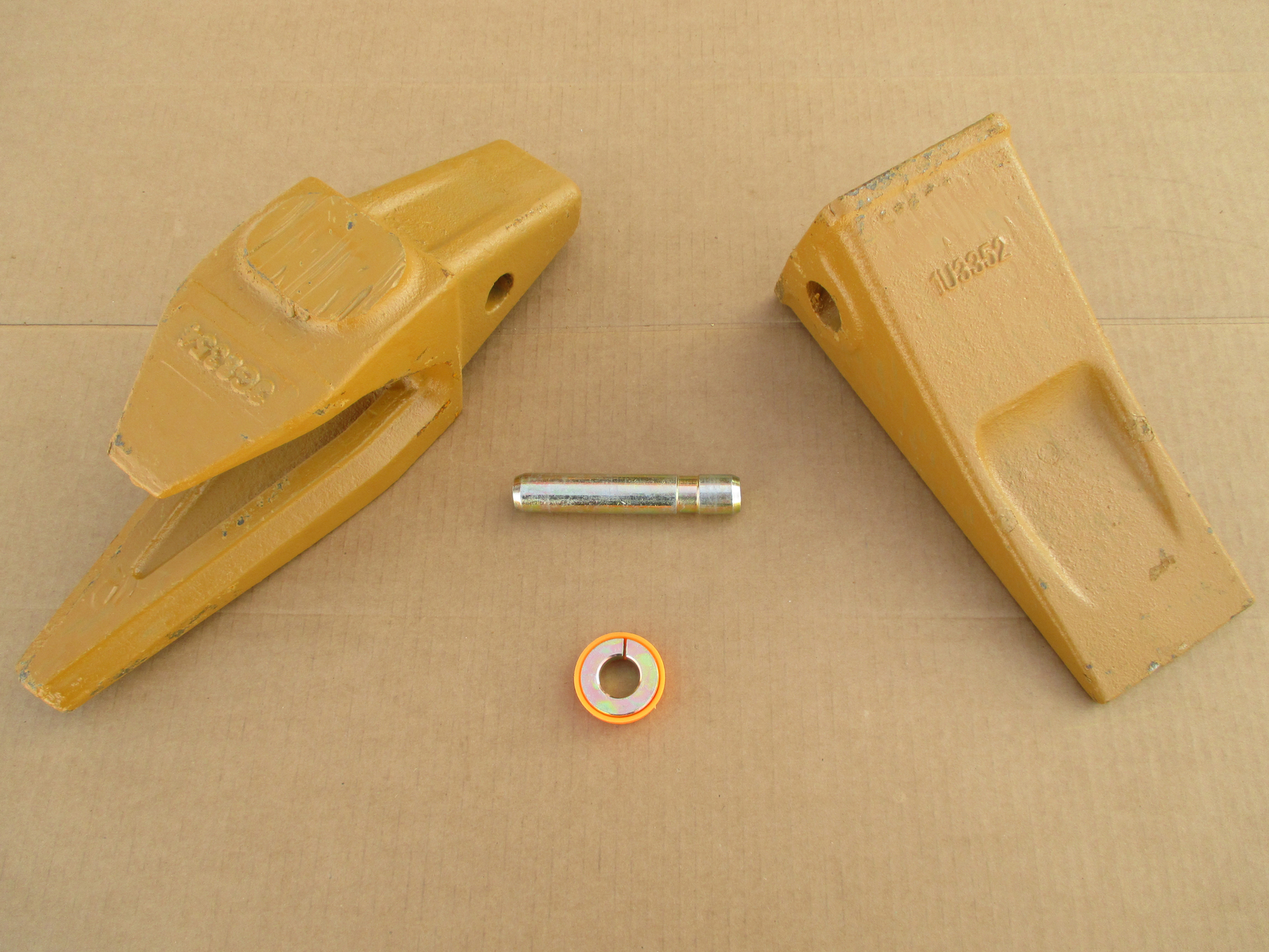 CATERPILLAR CAT STYLE WELD ON ADAPTER TOOTH PIN LOCK 1U3352 3G8354 ...