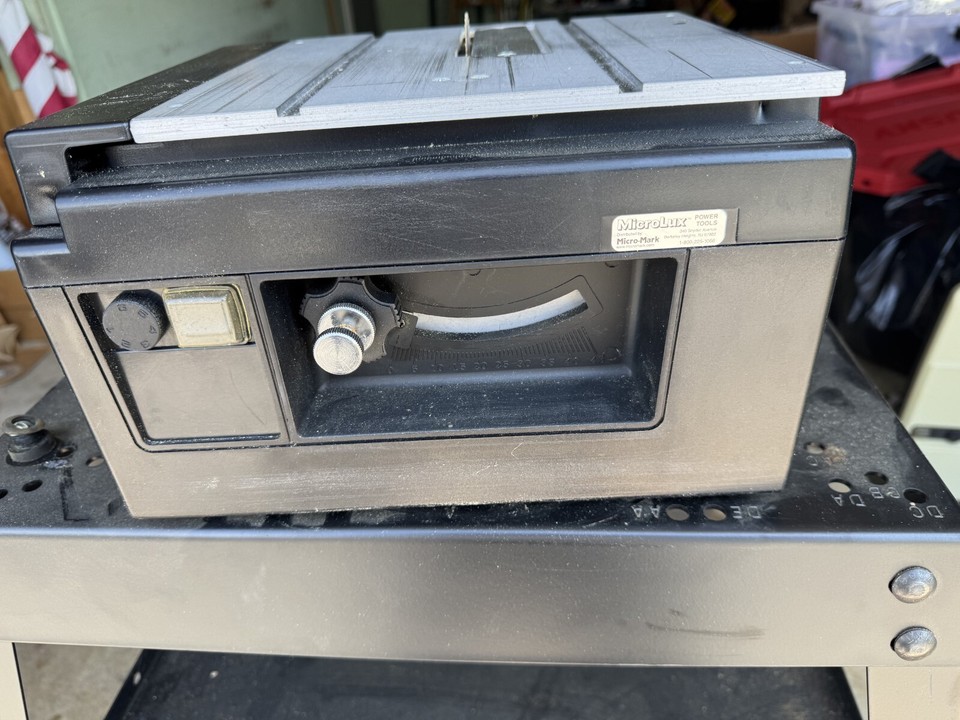 Micro-Mark MicroLux Mini Tilt Arbor Table Saw Blade Mini Saw~ Tested ...