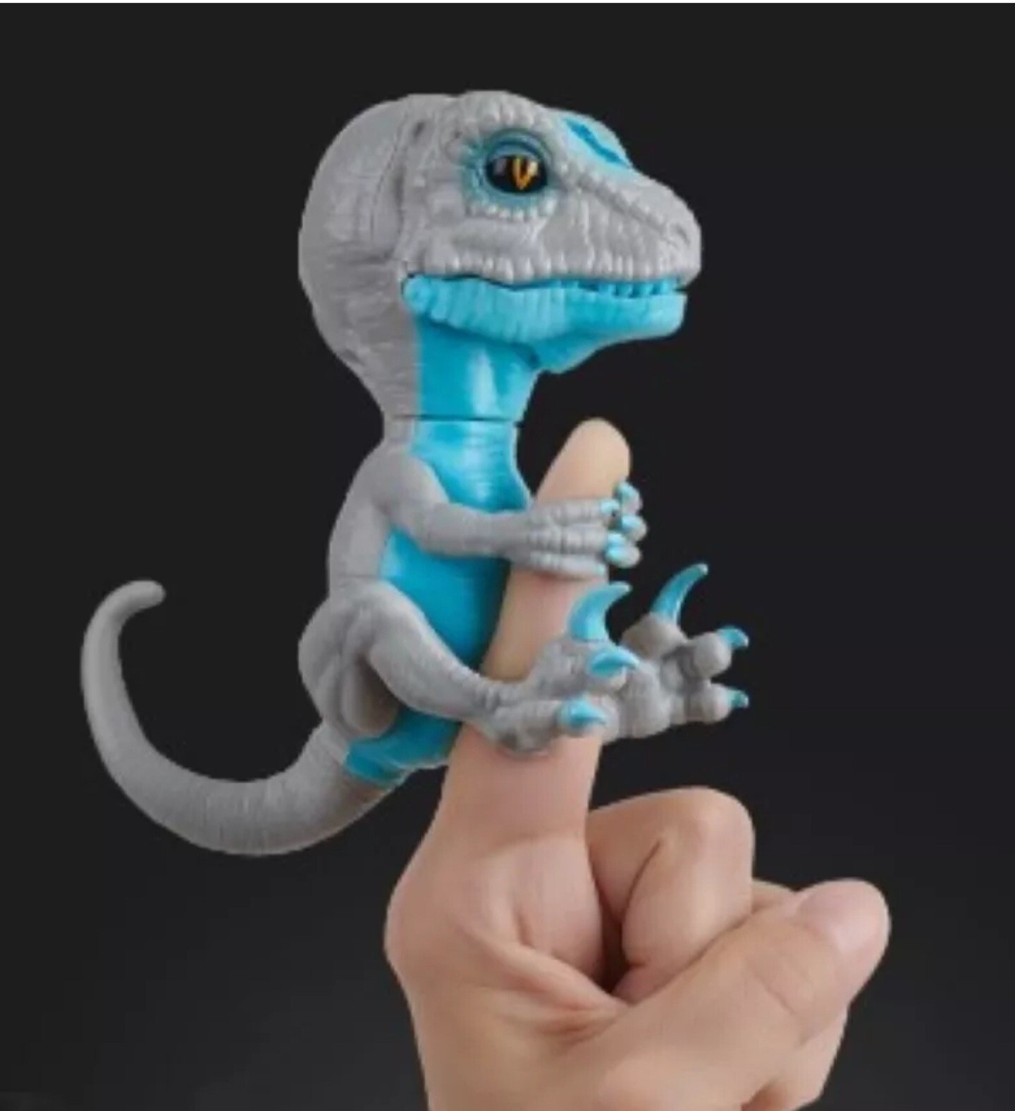 Fingerlings Untamed Raptor Series 1 Fury Blue Dinosaur WowWee ...