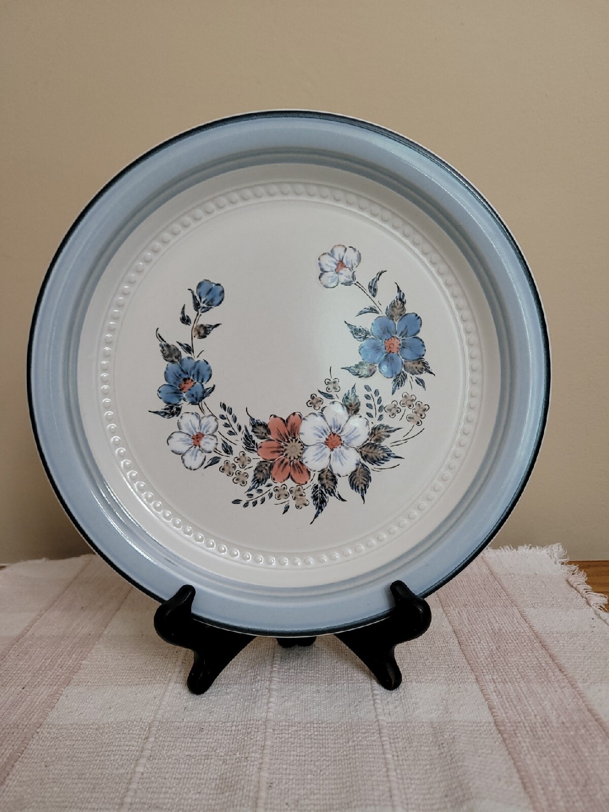 JOHANN HAVILAND DINNER PLATE CROWNING FASHION DINNERWARE BLUE BOUQUET ...