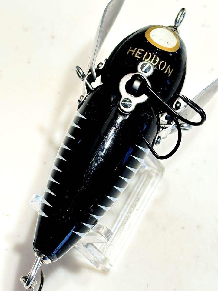 Heddon Musky Crawler Black Bone Zar Lucky 13 | eBay