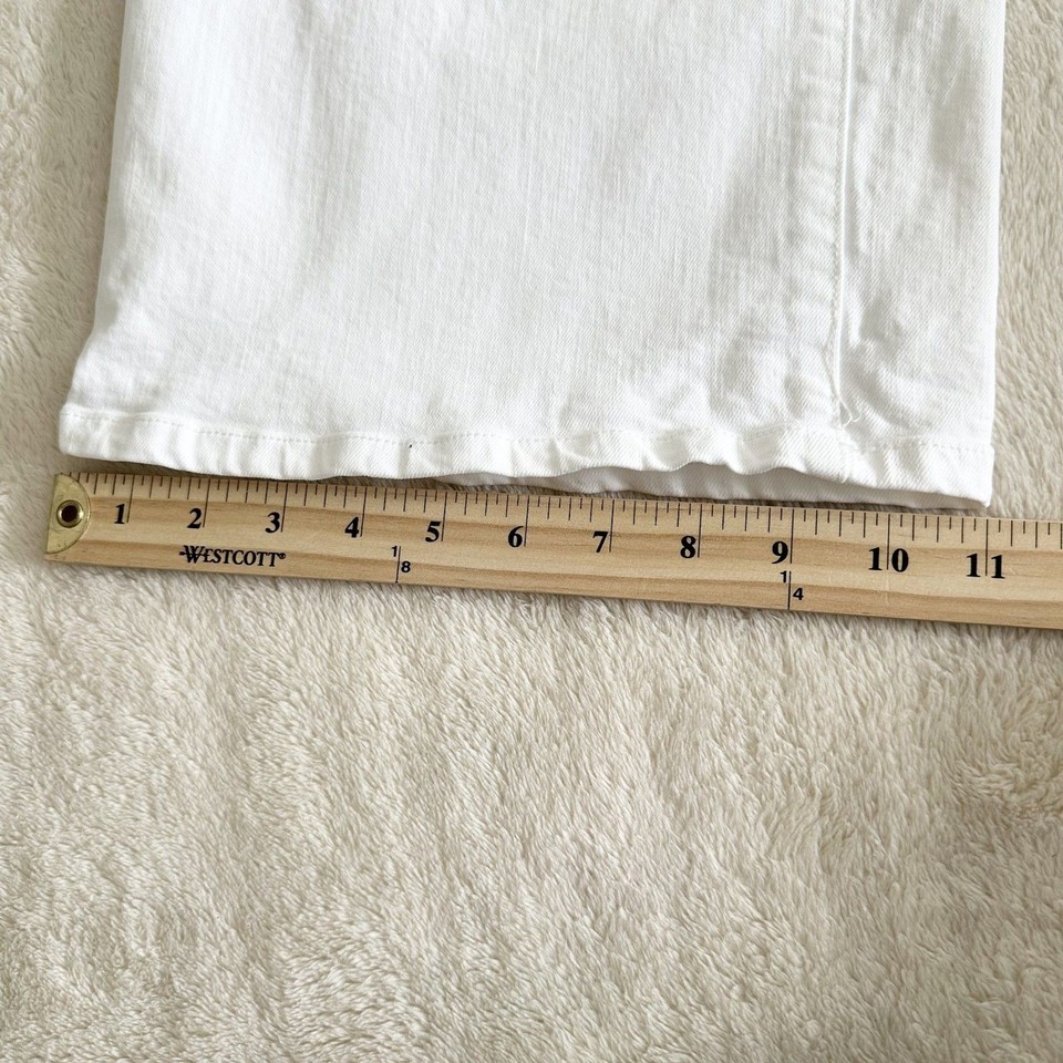 Madewell Cropped Denim Jeans Size 29P White Wide Leg Culottes Flared | eBay