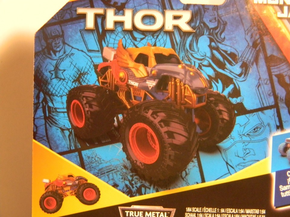 2025 Spin Master Monster Jam 'Marvel Series 3' "Thor" Unopened Blister ...