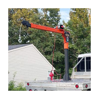 Rock-Hulk 1100lb Folding Truck-Mounted Bed Crane Hoist Lift ...