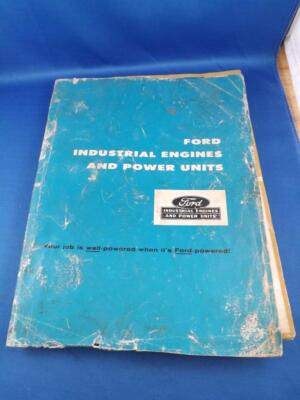 FORD INDUSTRIAL ENGINES AND POWER UNITS MANUAL PRICE LISTS BROCHURES ...