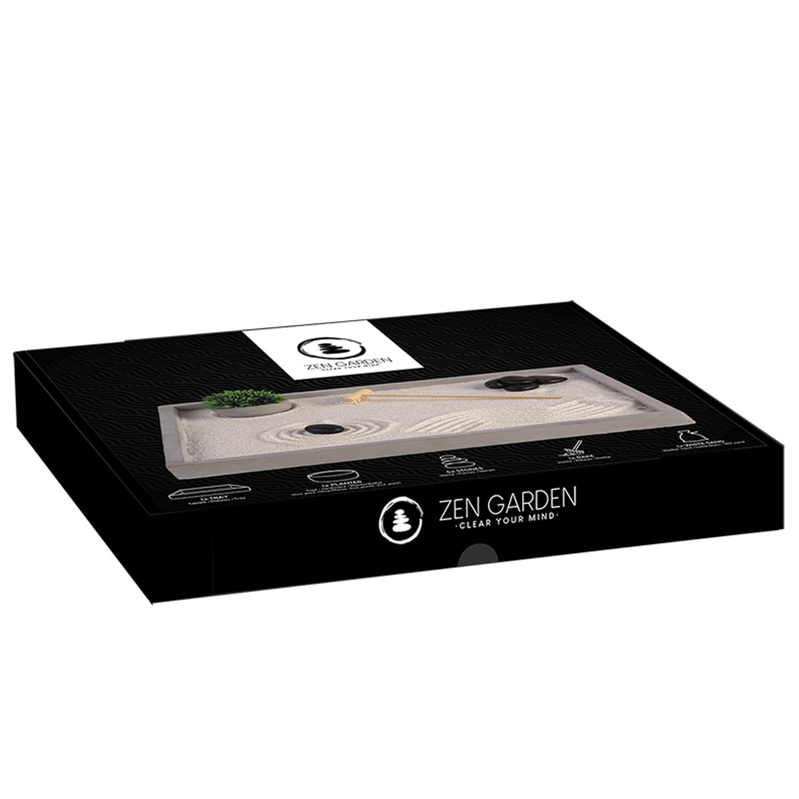 Mini Japanese Zen Garden Kit - Rectangle | eBay