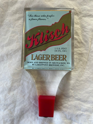 RARE Lakefront Brewery Klisch Lager Beer 1990s Tap Handle | eBay